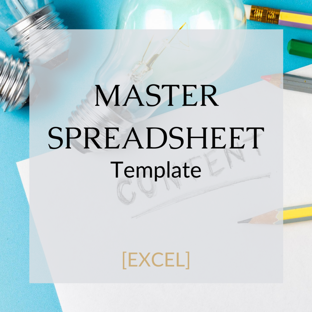 Master Spreadsheet Template